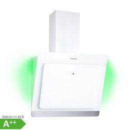 Klarstein Aurora 60 Smart Dunstabzugshaube 550 m&sup3;/h 60cm kopffrei Ambiente-Licht EEC A++ Wei&szlig;