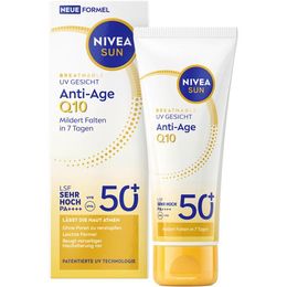 Nivea SUN Sonnenfluid Gesicht Anti Age Q10, LSF 50+