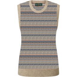 Alan Paine Pullunder Fair Isle Porridge/Blue (Gr&ouml;&szlig;e: 44)