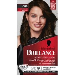Schwarzkopf Brillance Haarfarbe 880 Dunkelbraun