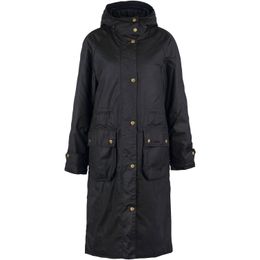 Barbour Wachsmantel Long Cannich Black (Gr&ouml;&szlig;e: 14)
