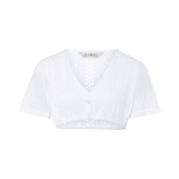 Almsach Dirndlbluse mit Lockstickerei Wei&szlig; (Gr&ouml;&szlig;e: 46)