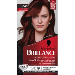 Schwarzkopf Brillance Haarfarbe 849 Herbstrot