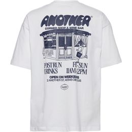 Another Cotton Lab Another Corner T-Shirt - Gr&ouml;&szlig;e S - wei&szlig;