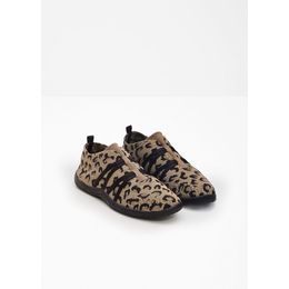 bonprix Barfu&szlig;schuhe mit flexibler Sohle, beige, Gr.42, Bequemer Barfu&szlig;-Sneaker, aus Vegan
