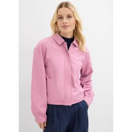bonprix Blouson, rosa, Gr.36, Blouson mit Bindeband