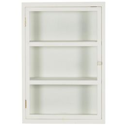 IB Laursen Wandschrank Gilleleje mit 3 Ablagen und 3 Glasseiten 60 x 22 x 90 cm skandinavische Deko Online Shop