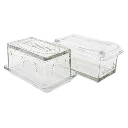 IB Laursen Butterbox Beurre 16,5 x 10,3 x 7,5 cm, Glas skandinavische Deko Online Shop