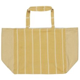 IB Laursen Tasche mit Muster reversibel gro&szlig; L45 x B22 x H40 cm, mustard skandinavische Deko Online Shop