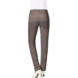 Stehmann Comfort line Damen Stretch-Hose mit Zier-Taschen vorne, stein, Gr&ouml;&szlig;e 38