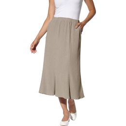 CR&Eacute;ATION L Damen Schlupfrock in Koffer-Qualit&auml;t sesam Gr&ouml;&szlig;e 50