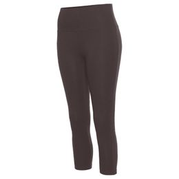 Lascana Damen Caprileggings, braun, Gr&ouml;&szlig;e 56/58
