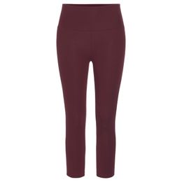 Lascana Damen Caprileggings, weinrot, Gr&ouml;&szlig;e 52/54