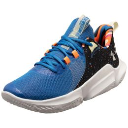 Under Armour Sportschuh 'Flow FUTR X 2 LE' Herren Gr&ouml;&szlig;e 44 royalblau / orange / schwarz