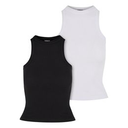 Urban Classics Top female Black, White size M
