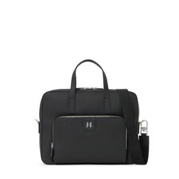 K by KARL LAGERFELD Karl Lagerfeld Tasche ' Aktentasche aus Leder mit K/Monogram ' Herren Gr&ouml;&szlig;e One Size schwarz