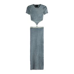 Bershka Kleid Damen Gr&ouml;&szlig;e XS/S grau / rauchgrau