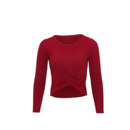 Leo Basics Sweater female Red size XS/S