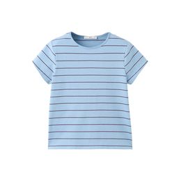 Mango T-Shirt 'ANCLA' Damen Gr&ouml;&szlig;e XL hellblau / brombeer