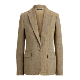 Lauren by Ralph Lauren Lauren Ralph Lauren Blazer Damen Gr&ouml;&szlig;e 38 beige / dunkelbraun