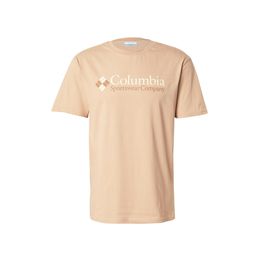 Columbia Funktionsshirt 'CSC' Herren Gr&ouml;&szlig;e M braun / cappuccino / wei&szlig;
