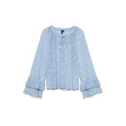 V&eacute;ro Moda Vero Moda Bluse 'VMLOULOU' Damen Gr&ouml;&szlig;e XS taubenblau
