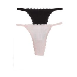 Trendyol String Damen Gr&ouml;&szlig;e L ros&eacute; / schwarz