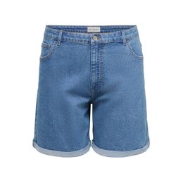 Only Carmakoma Shorts 'CARLaura' Damen Gr&ouml;&szlig;e 50 blue denim