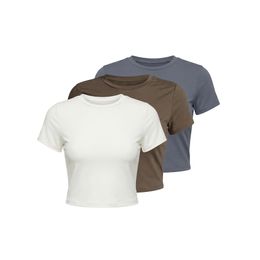 Studioselect T-Shirt 'Caro' Damen Gr&ouml;&szlig;e M blau / braun / wei&szlig;