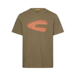 Camel Active T-Shirt Herren Gr&ouml;&szlig;e XL oliv / koralle / dunkelorange