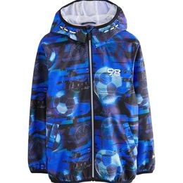 next &Uuml;bergangsjacke Jungen Gr&ouml;&szlig;e 110 blau / schwarz / wei&szlig;