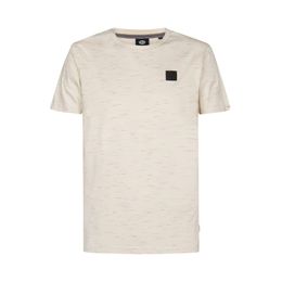 PETROL INDUSTRIES T-Shirt Herren Gr&ouml;&szlig;e L t&uuml;rkis / cognac / offwhite