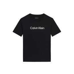 Calvin Klein Jeans T-Shirt Jungen Gr&ouml;&szlig;e 116 schwarz / wei&szlig;