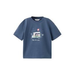 Mango Kids T-Shirt 'MTUCTUC' Jungen Gr&ouml;&szlig;e 92 navy / hellgr&uuml;n / lachs / wei&szlig;
