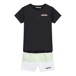 Ellesse Set 'Vascero' Jungen Gr&ouml;&szlig;e 149/158 pastellgr&uuml;n / orange / rot / schwarz / wei&szlig;
