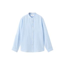 Mango Kids Hemd Jungen Gr&ouml;&szlig;e 146 hellblau / wei&szlig;