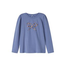 name it Shirt 'NMFOASA' M&auml;dchen Gr&ouml;&szlig;e 92 blau / hellblau / wei&szlig;