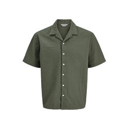 Jj Rebel Button Up Shirt 'JREBHAVEN' male Green size L