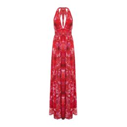 Trendyol Kleid Damen Gr&ouml;&szlig;e 42 orchidee / ros&eacute; / rot Winterkleid