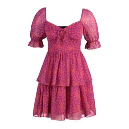 Trendyol Kleid Damen Gr&ouml;&szlig;e 38 mandarine / magenta