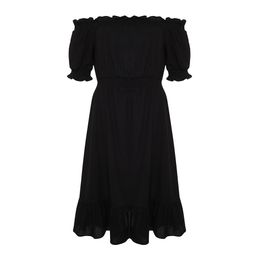 Trendyol Curve Kleid Damen Gr&ouml;&szlig;e 50 schwarz Winterkleid