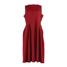 Trendyol Curve Kleid Damen Gr&ouml;&szlig;e 50 dunkelrot Winterkleid