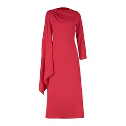 Trendyol Kleid Damen Gr&ouml;&szlig;e 44 rot Winterkleid