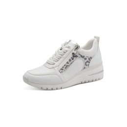 Marco Tozzi Schn&uuml;rschuh Damen Gr&ouml;&szlig;e 40 dunkelbeige / wei&szlig; Sommerschuhe