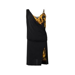 Versace Jeans Couture Kleid Damen Gr&ouml;&szlig;e 44 karamell / gelb / schwarz Winterkleid