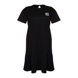 Trendyol Curve Kleid Damen Gr&ouml;&szlig;e 46 schwarz Winterkleid