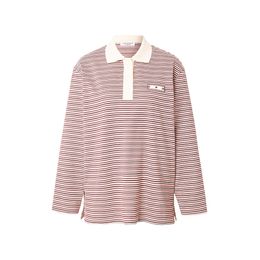 Copenhagen Studios Poloshirt Damen Gr&ouml;&szlig;e S beige / beere / hellpink / wei&szlig;