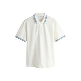 next Poloshirt Herren Gr&ouml;&szlig;e L nachtblau / hellblau / eierschale