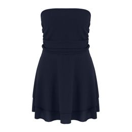 Trendyol Curve Kleid Damen Gr&ouml;&szlig;e 46 marine