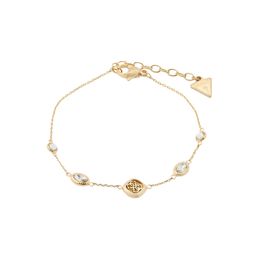 Guess Armband 'Jaipur Splendor' Damen Gr&ouml;&szlig;e S gold / transparent